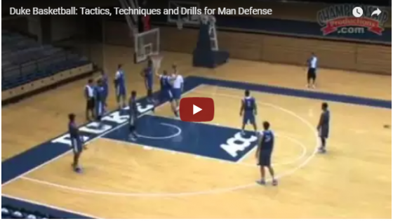 Basketball Drills Duke 3 on 3 Defense
