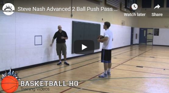 Steve Nash Push Pass Drill