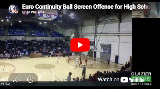 Euro Continuity Ball Screen Offense for High School